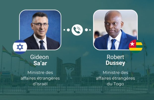 Coopération renforcée Israël-Togo : Entretien téléphonique entre Gideon ...