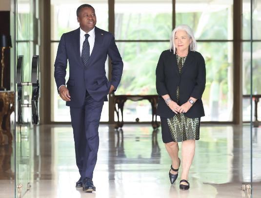 Le président du Conseil Faure Gnassingbé et Mme Barrie Freeman… – LA ...